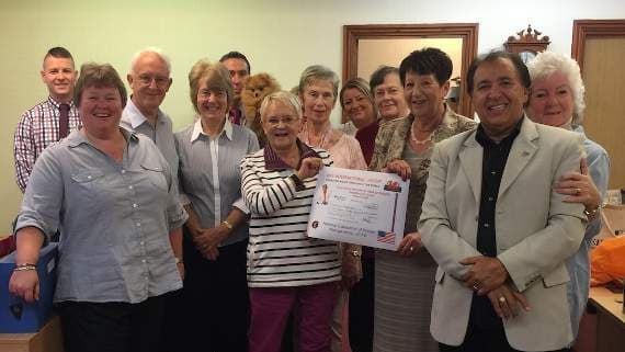 Bryn makes good on Eisteddfod promise with concert cheque presentation ...