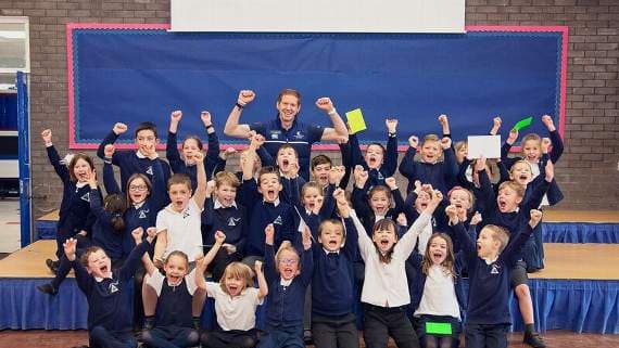 Goytre Fawr school pupils challenge teacher and friends to get active ...