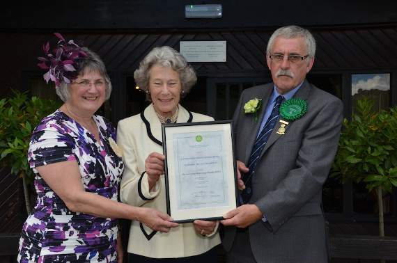 The Hon Mrs Shan Legge Bourke receives award at Royal Welsh ...
