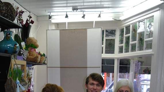 Mr Selfridge star Greg Austin drops into shop for surprise visit ...