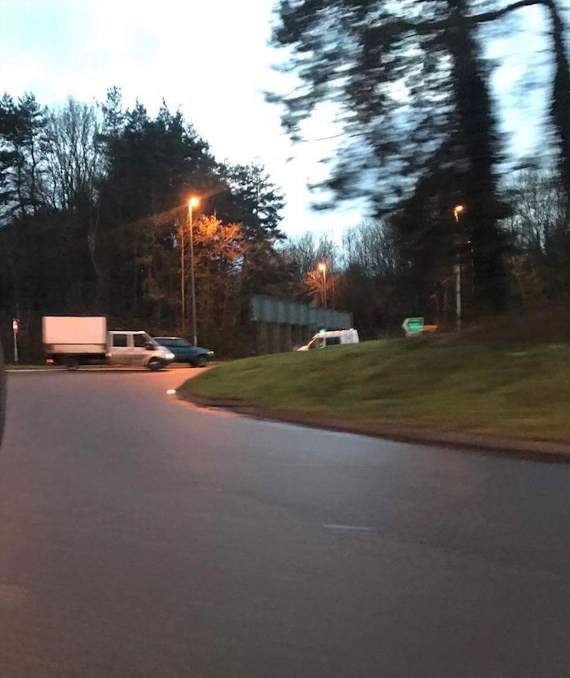 A4042 closed between Abergavenny and Llanellen following accident ...