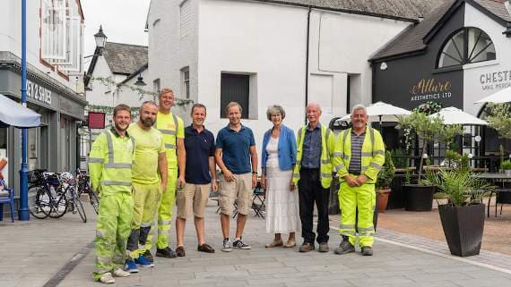 Pedestrian power at Lewis Lane | abergavennychronicle.com
