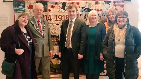 AM Nick helps launch First World War quilt exhibition ...