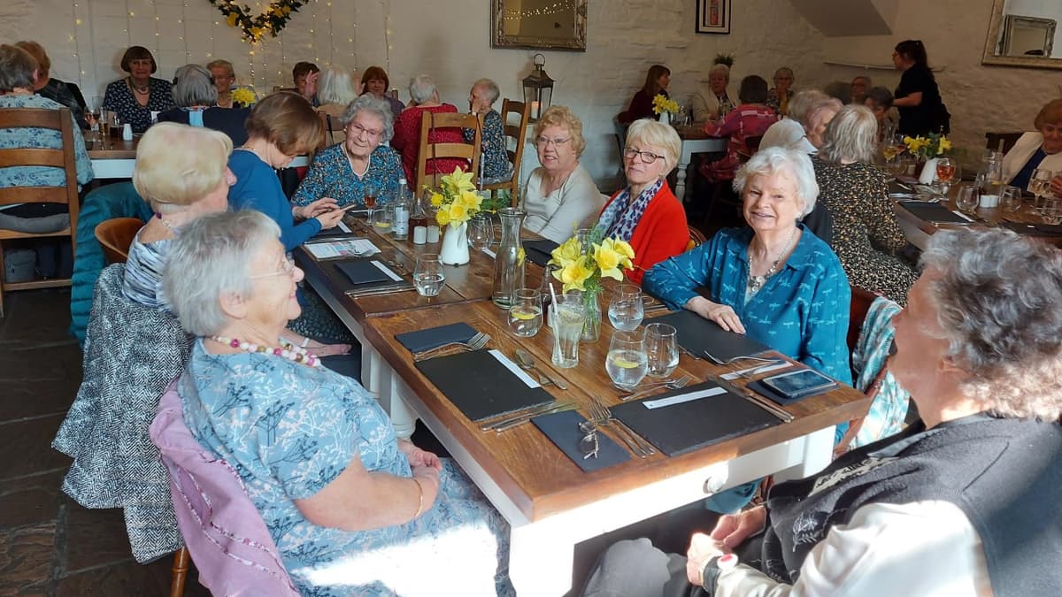 WI members celebrate Founders lunch | abergavennychronicle.com