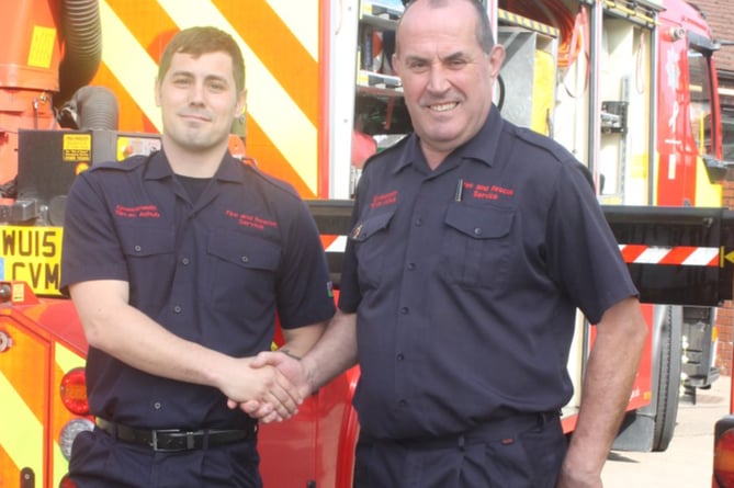 Firefighter Martin’s farewell after 40 years in the service ...