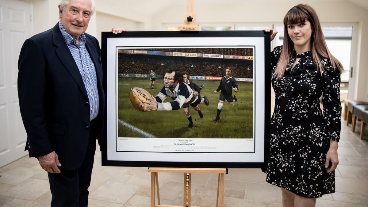 Sian captures iconic sporting moment | abergavennychronicle.com