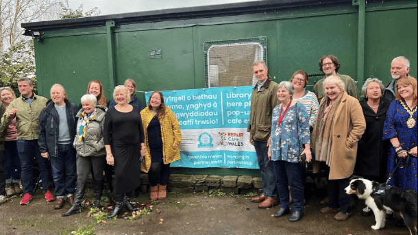 The Library of Things is officially launched in Abergavenny ...