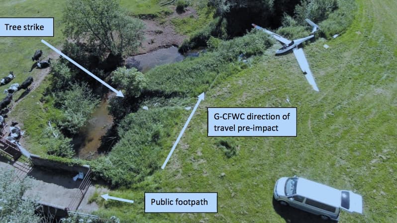 Glider crashes after pilot, 84 flies away from Usk airstrip ...