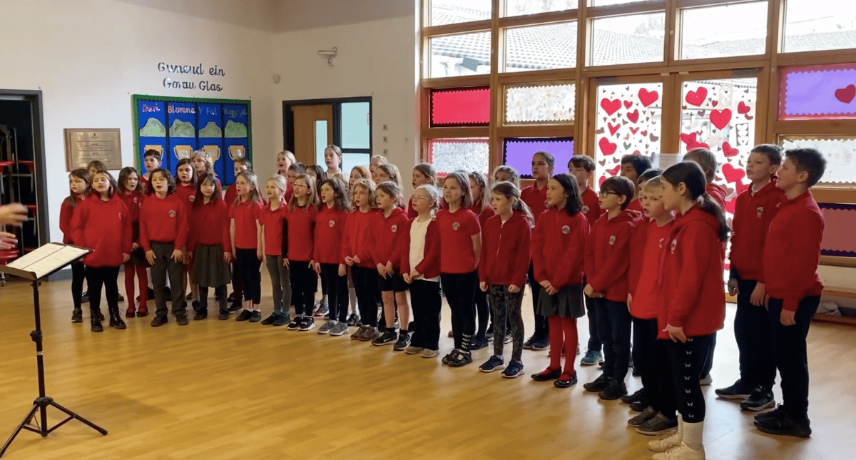 Watch this special St David's Day performance from the pupils of Ysgol ...