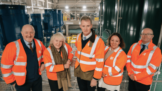 £34m water pumping station unveiled at Prioress Mill, Usk ...