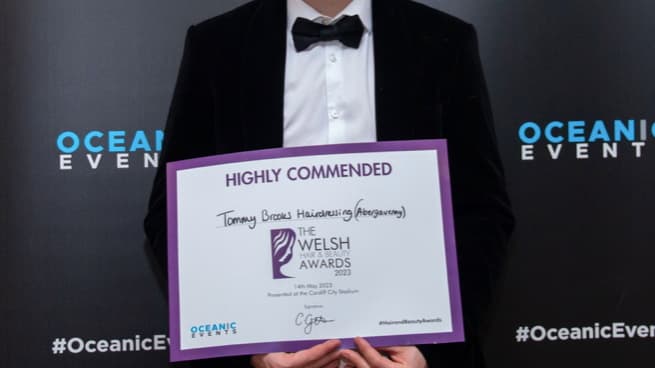 Abergavenny hairdresser recognised at Welsh Hair & Beauty Awards ...