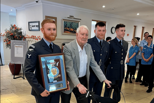 RAF helps John Woodhouse mark 100 years | abergavennychronicle.com