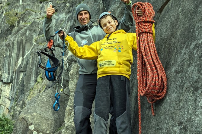 Young Fundraiser of the Year Dante begins 12-month charity challenge ...