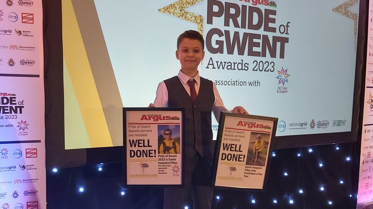 Local schoolboy wins big at this year's Pride of Gwent Awards ...