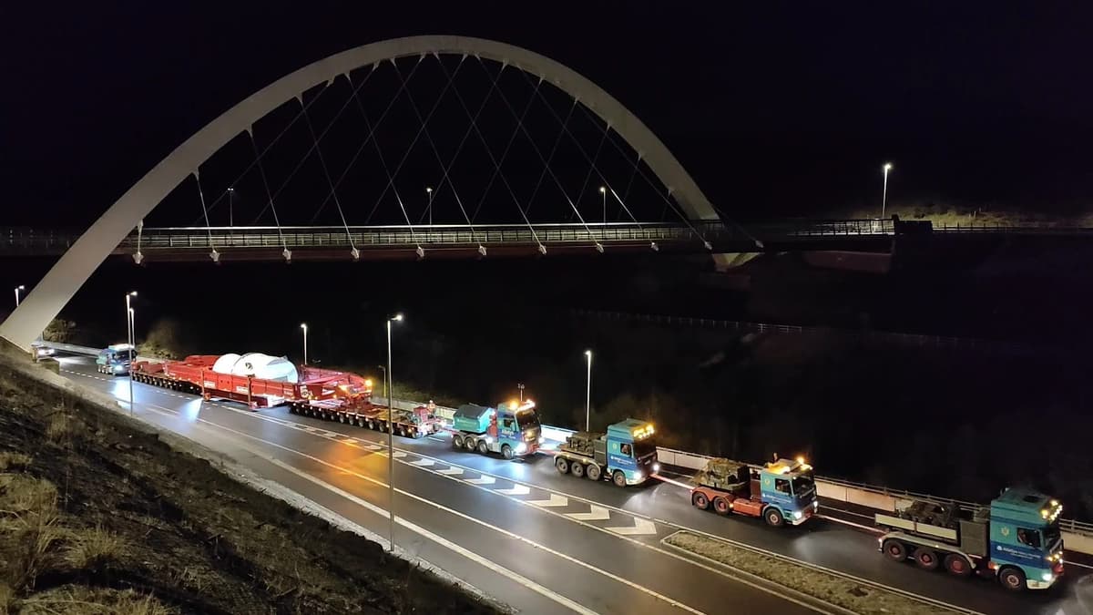 VIDEO: Giant road convoy drives through Monmouthshire ...