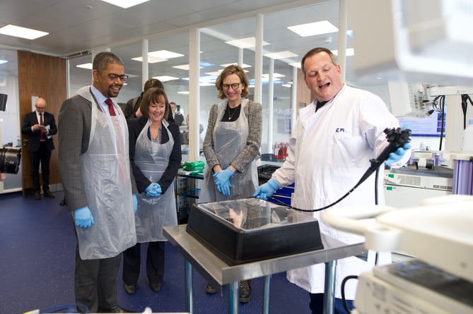 Vaughan's visit to Creo Medical in Chepstow as new Welsh Labour Leader ...