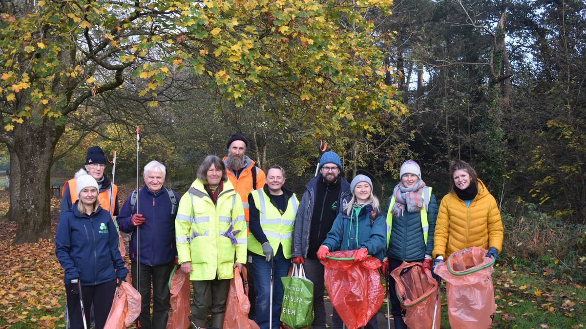 River Gavenny project relaunched with litter pick ...