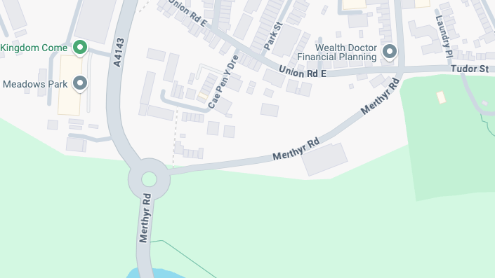 A stretch of Merthyr Road is set to close overnight from next week ...