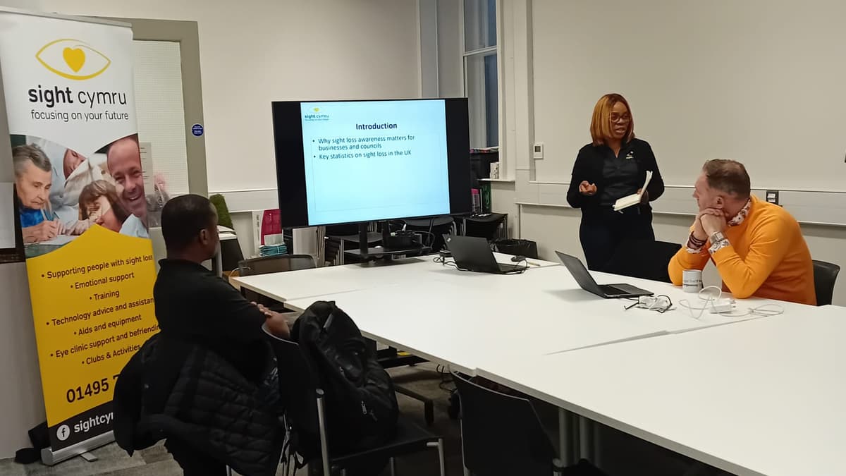 Abergavenny businesses offered free Sight Cymru training ...