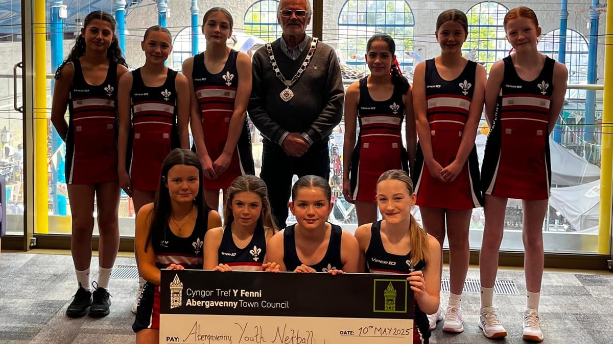 Abergavenny U12 netball team receives £500 grant for Welsh finals ...