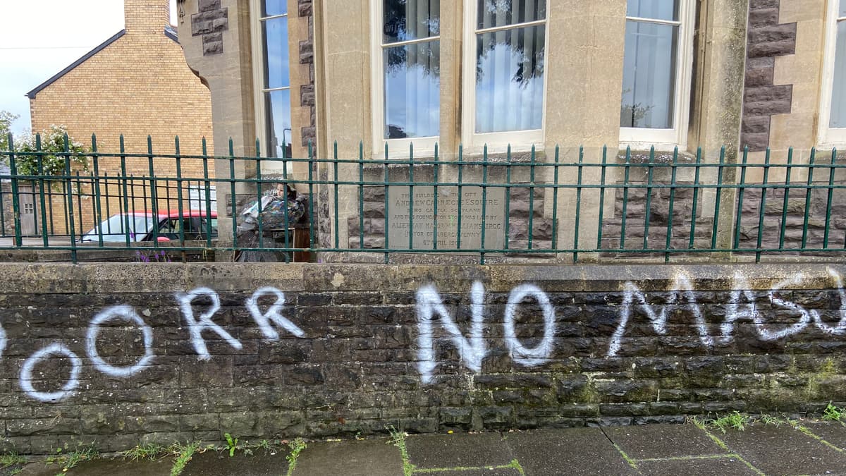 WATCH: Anti-muslim graffiti found on building earmarked for Abergavenny ...