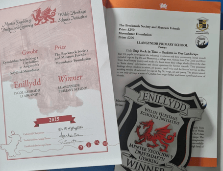 Llangynidr pupils win national Welsh history prize ...