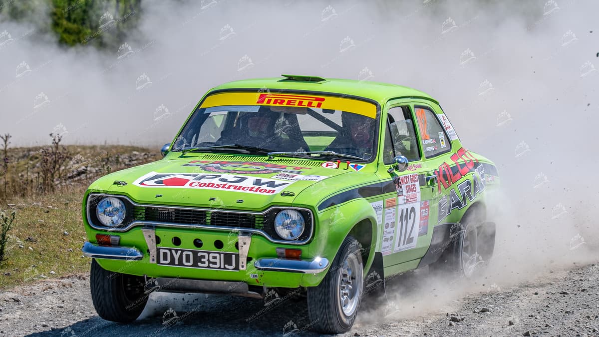 Rally crews burn rubber in scorching heat! | abergavennychronicle.com