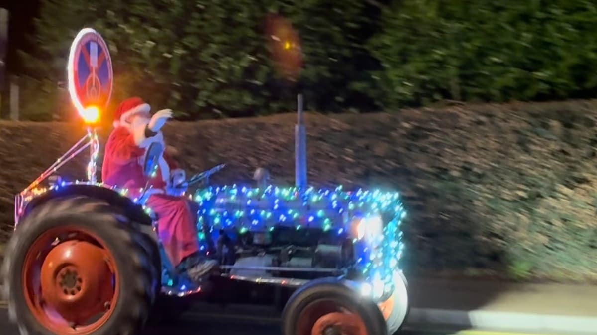 WATCH: As a trail of twinkling tractors lights up a dull December ...