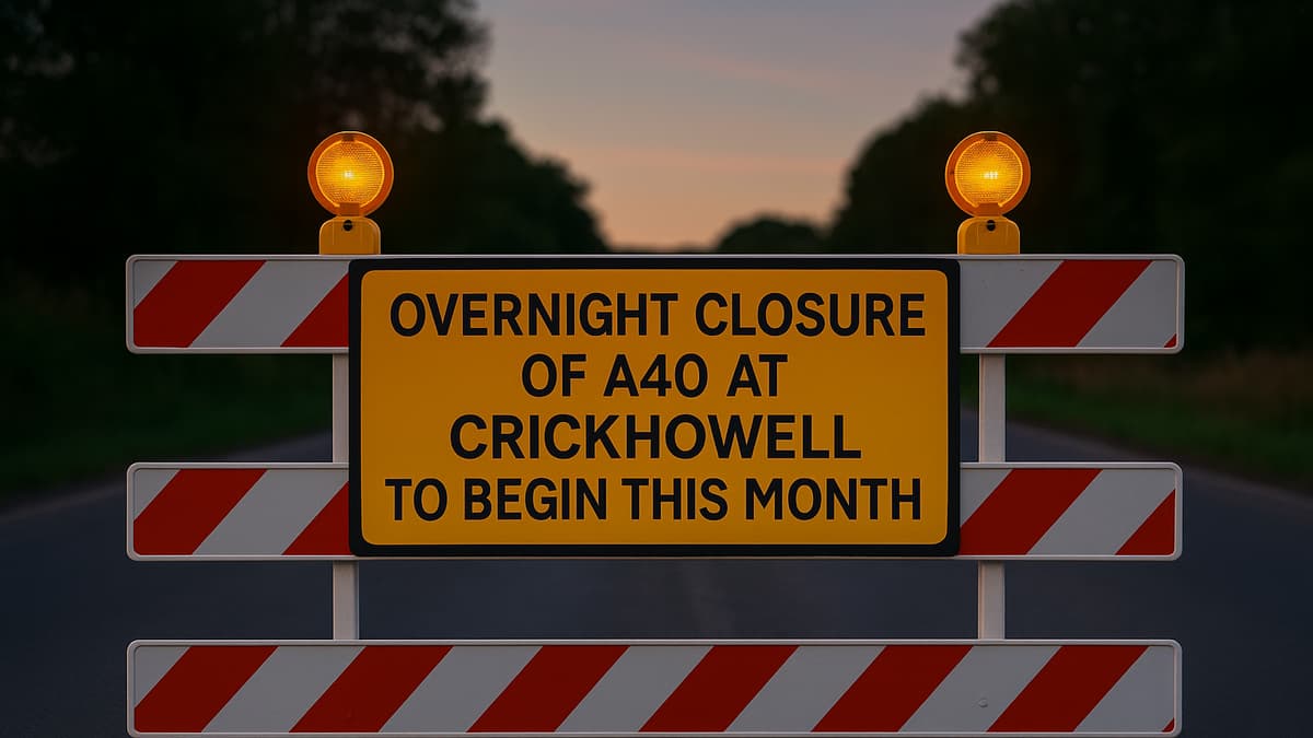 Overnight closures of A40 at Crickhowell begin tonight ...