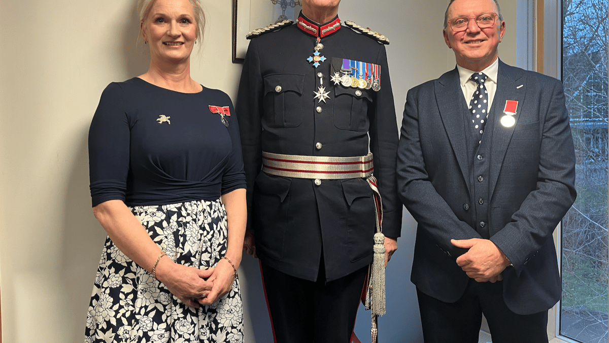 Monmouthshire couple honoured with British Empire Medals for son's ...