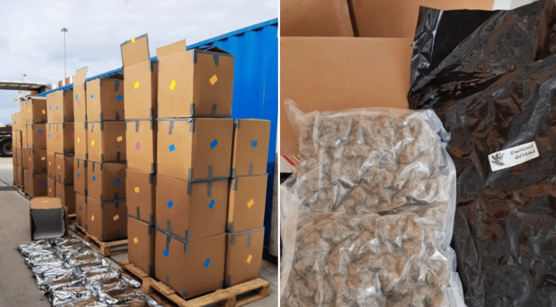 Trio charged after record £139m seizure of cannabis at docks ...